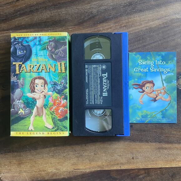 Media | Disney Tarzan Ii 2 The Legend Begins Vhs Tape 205 | Poshmark